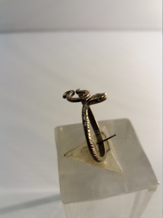 bronze ring small snake - Gem