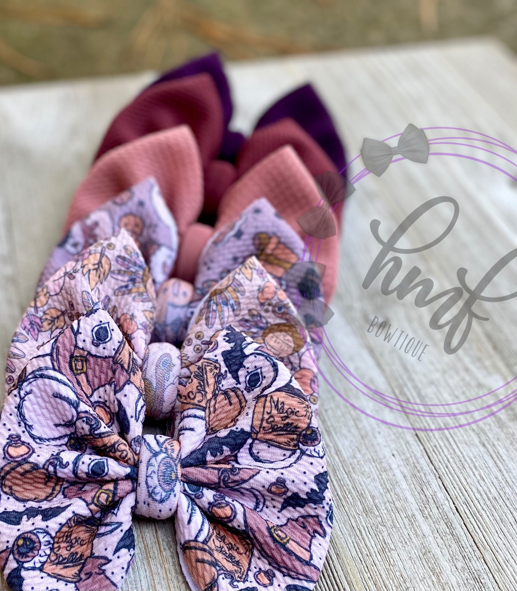 Boho bow holiday bow set bow bundle Christmas bow mauve - Etsy.de