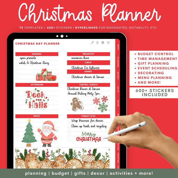 Christmas Planner - Etsy
