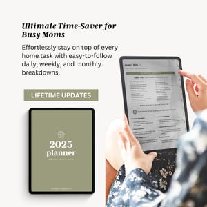 Dated Digital Planner Moms Stay at Home Mom Digital Planner Busy Mom ...