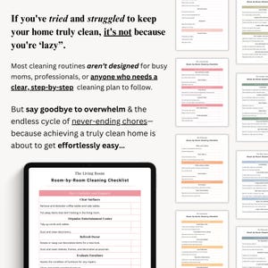 Deep Clean Room by Room Checklist Deep Clean Check List Deep Cleaning ...