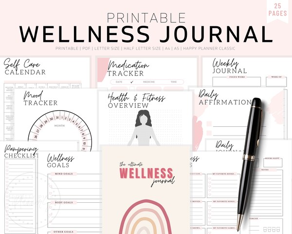 Printable: A Year of Journal Prompts Color - Etsy Canada