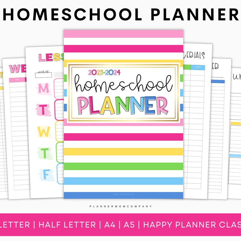 Homeschool Planner Printable - Etsy