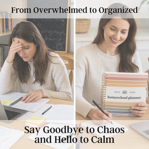 Digital Homeschool Planner Multiple Kids Homeschool Planner 2025-2026 ...