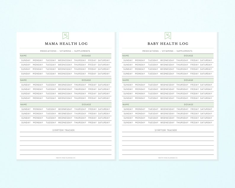 Newborn Planning Kit Baby Planner New Mom Planner Baby - Etsy