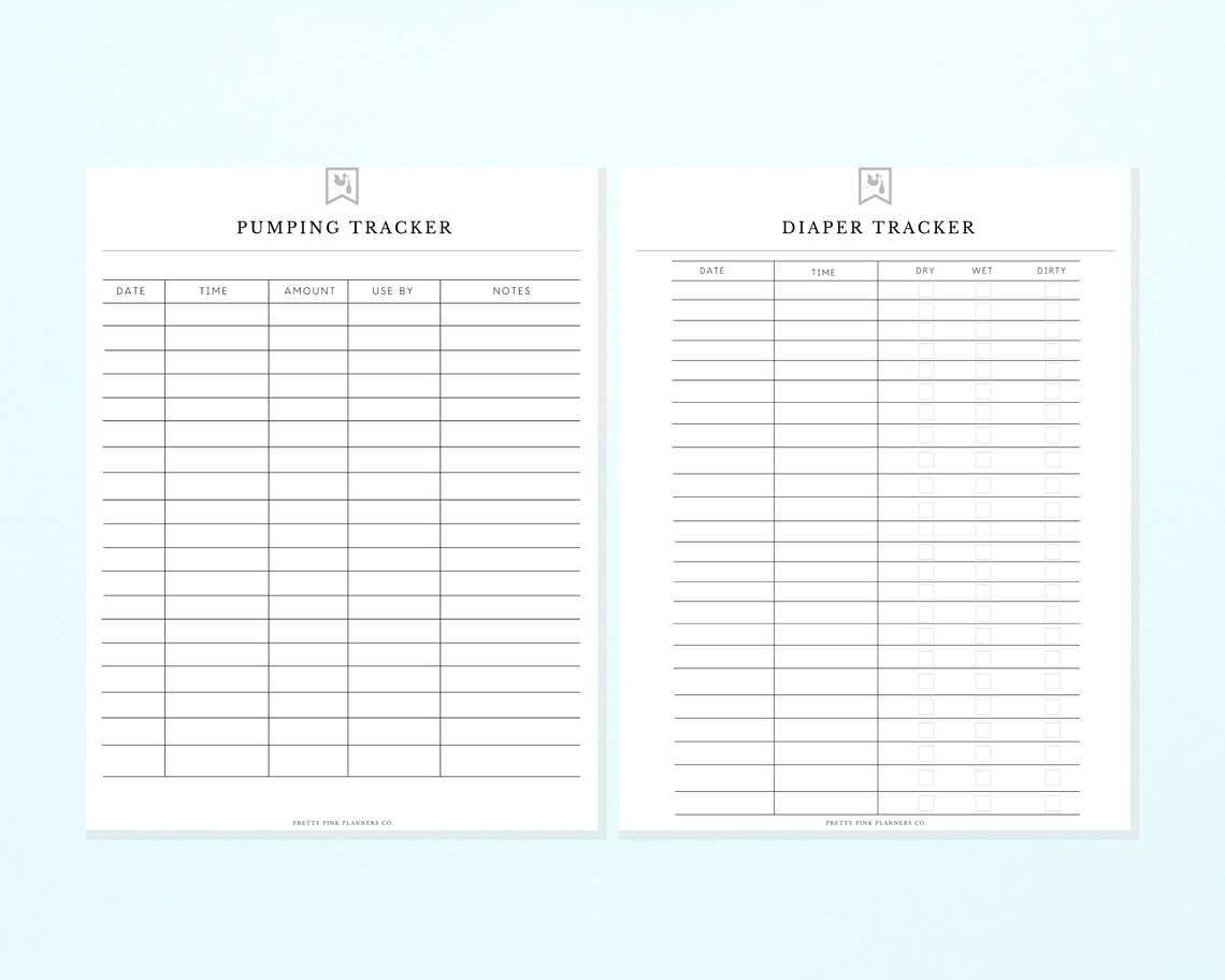 Newborn Planning Kit Baby Planner New Mom Planner Baby - Etsy