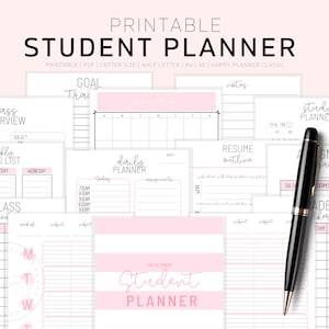 Student Planner Printable, Academic Planner Printable, College Student ...