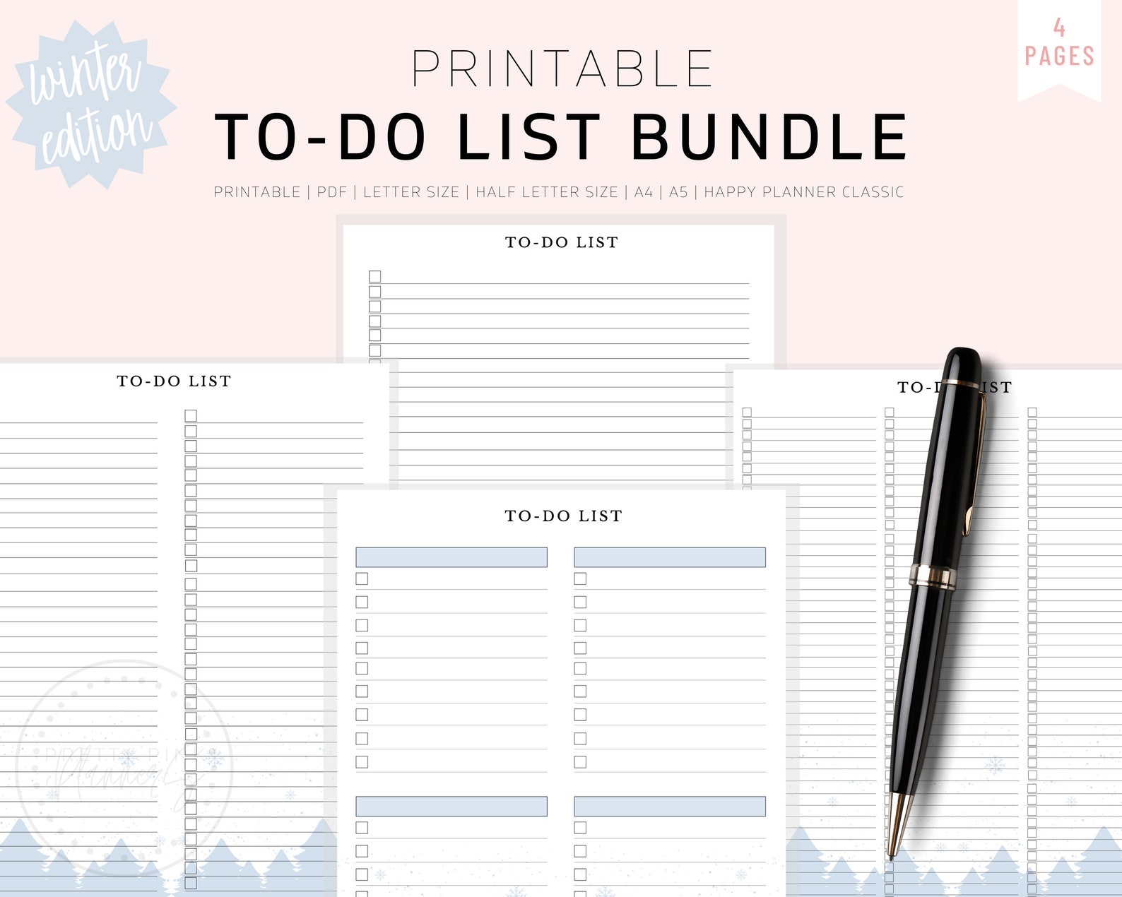 To Do List Pages Daily to Do List to Do List Notebook to Do | Etsy