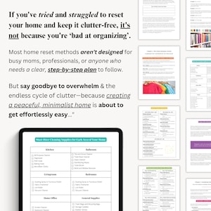 Declutter Ebook, Declutter Plan, Decluttering Cleaning Planner, Declutter Challenge, Declutter ...