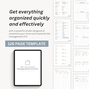 Life Binder, Home Management Binder, Emergency Binder, ADHD Planner ...