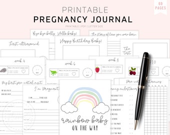 The Ultimate Pregnancy Journal, Printable Pregnancy Journal, Pregnancy ...