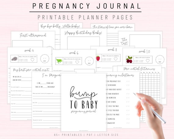 The Ultimate Pregnancy Journal Printable Pregnancy Journal | Etsy