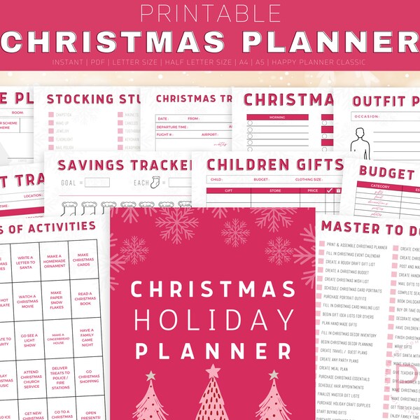 Christmas Planner - Etsy