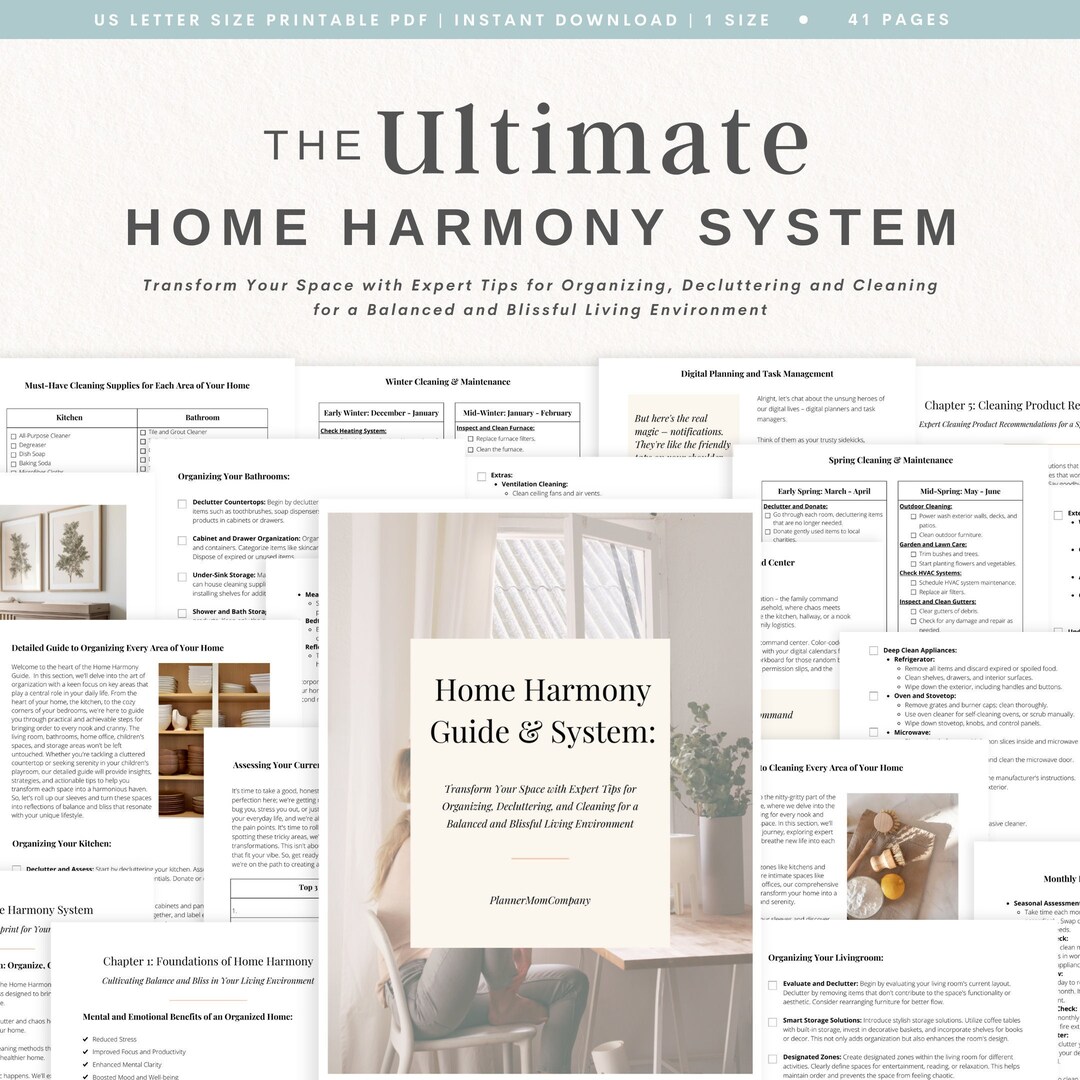 Declutter Ebook, Declutter Plan, Decluttering Cleaning Planner, Declutter Challenge, Declutter ...