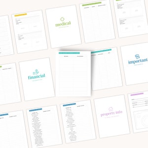 Just in Case Binder Printable, Just in Case Emergency Binder, the ...