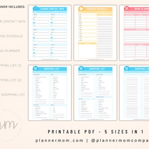 Printable Party Planner, Event Planner, Birthday Planner, Party ...