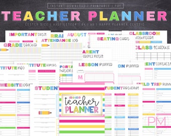 Teacher Planner 2022-2023 Lesson Planner Printable Academic | Etsy