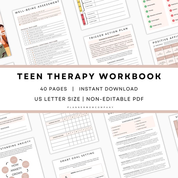Teen Health Worksheets - Etsy