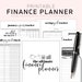 Finance Planner Printable Financial Journal Budget Planner | Etsy