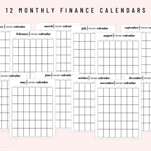 Finance Planner, Printable Financial Journal, Budget Planner Printable ...