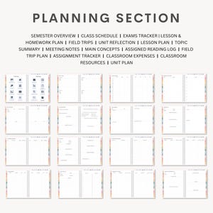 Teacher Digital Planner 2025 Goodnote All in One Teacher Digital ...