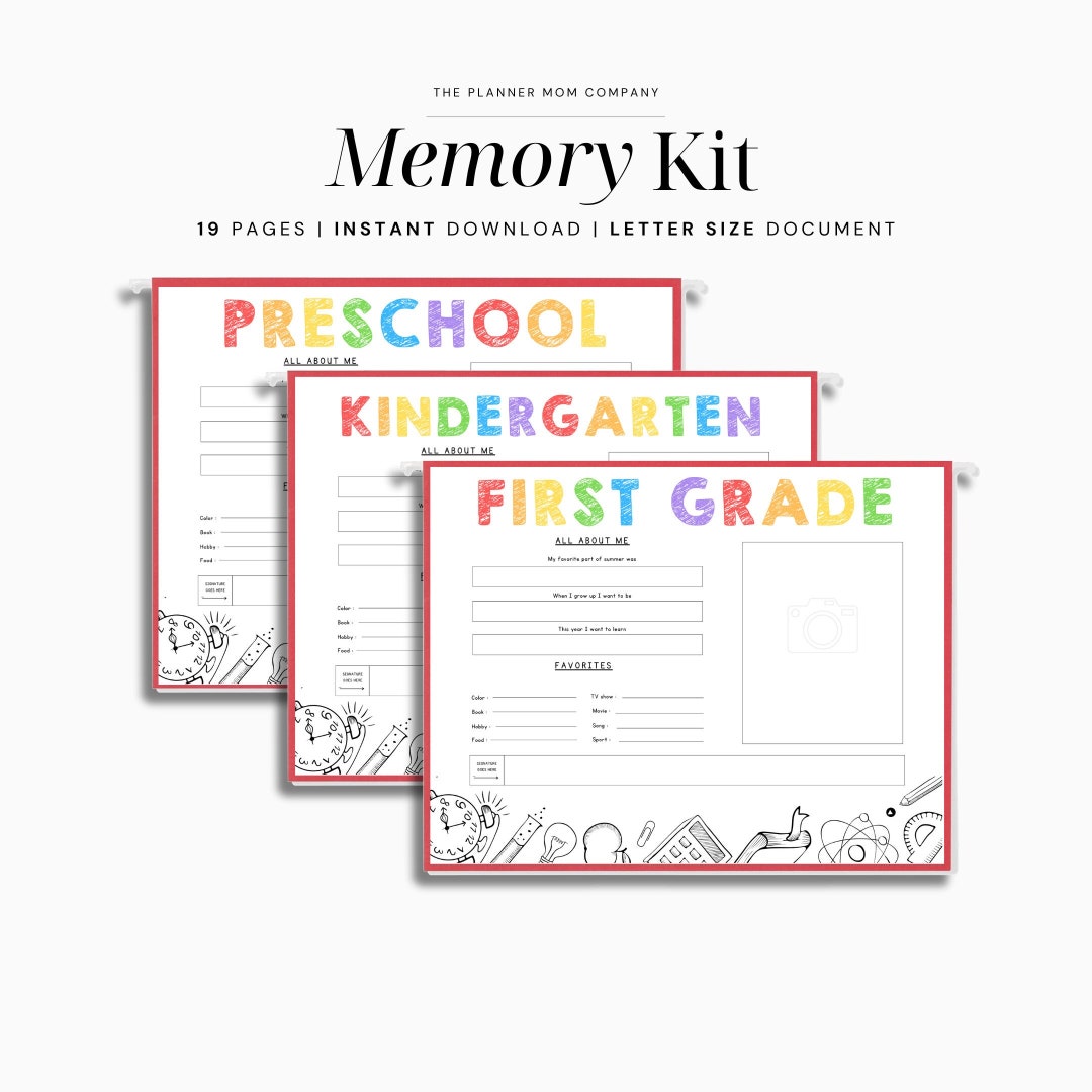 Kids Keepsake Journal, Printable Birthday Interview Questions for ...