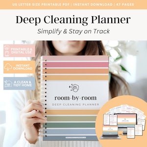 Deep Clean Room by Room Checklist Deep Clean Check List Deep Cleaning ...