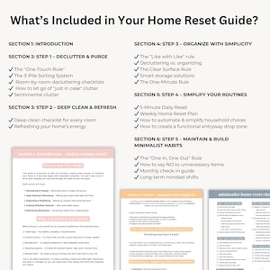 Declutter Worksheet Declutter Planner Insert Declutter Workbook ...