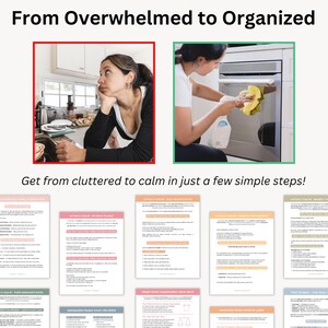 Declutter Worksheet Declutter Planner Insert Declutter Workbook Decluttering Tracker ...