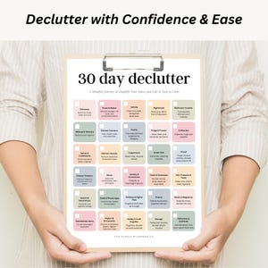 30 Day Declutter Challenge Declutter Challenge Printable Declutter ...