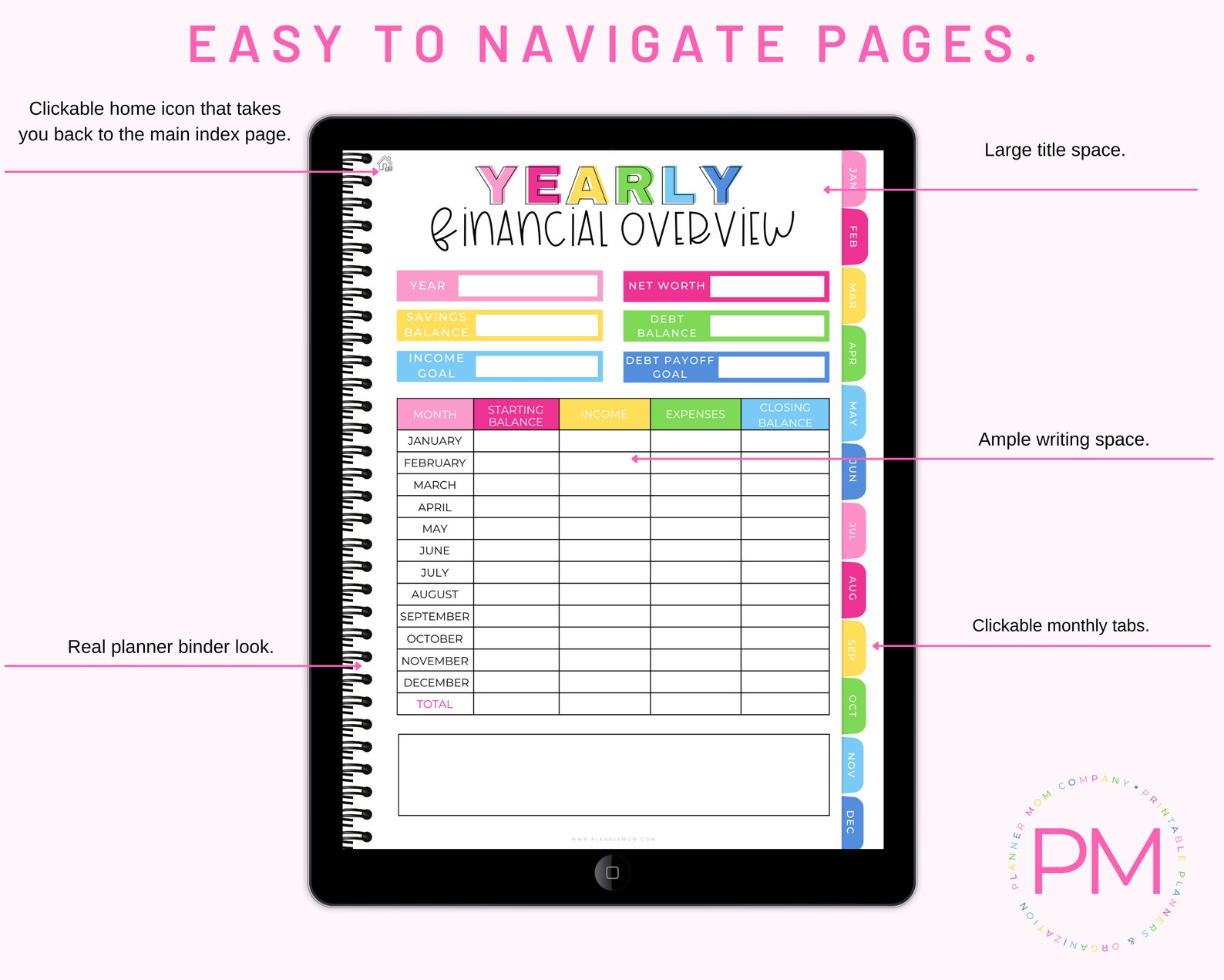 Finance Planner Printable Financial Journal Budget Planner - Etsy