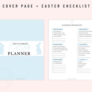 Easter Planner, Spring Planner, Easter Organizer, Easter Printable, Spring Printable, Easter ...