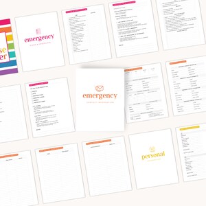 Just in Case Binder Printable, Just in Case Emergency Binder, the ...