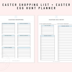 Easter Planner, Spring Planner, Easter Organizer, Easter Printable, Spring Printable, Easter ...