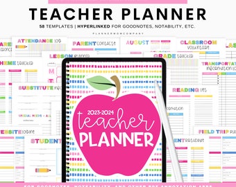 Digital Teacher Planner Goodnotes - Etsy