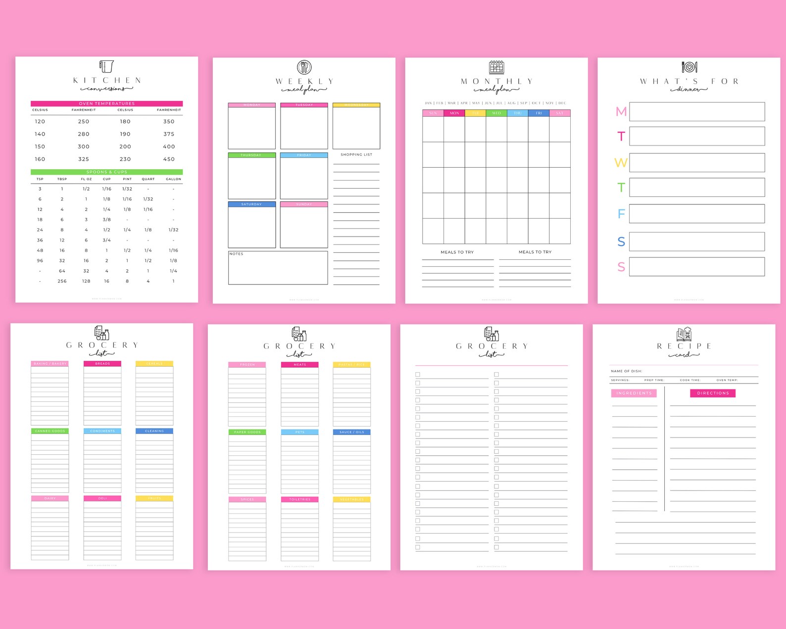 Household Planner Printables Home Management Binder - Etsy