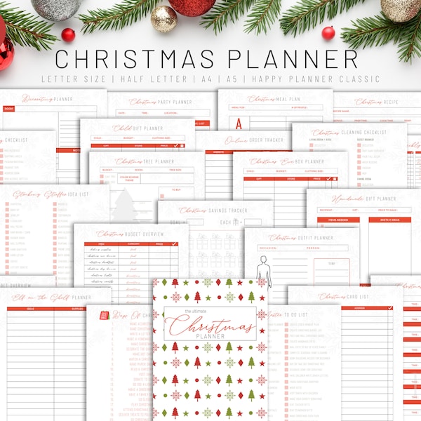 Christmas Planner - Etsy