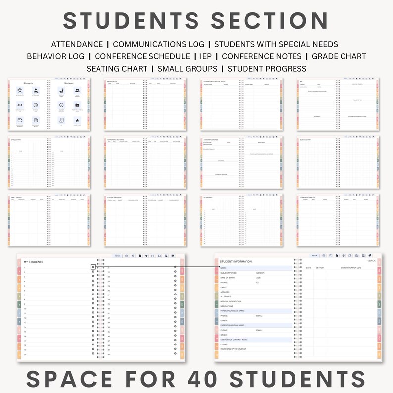 Teacher Digital Planner 2025 Undated & Dated Goodnotes Teacher Planner ...