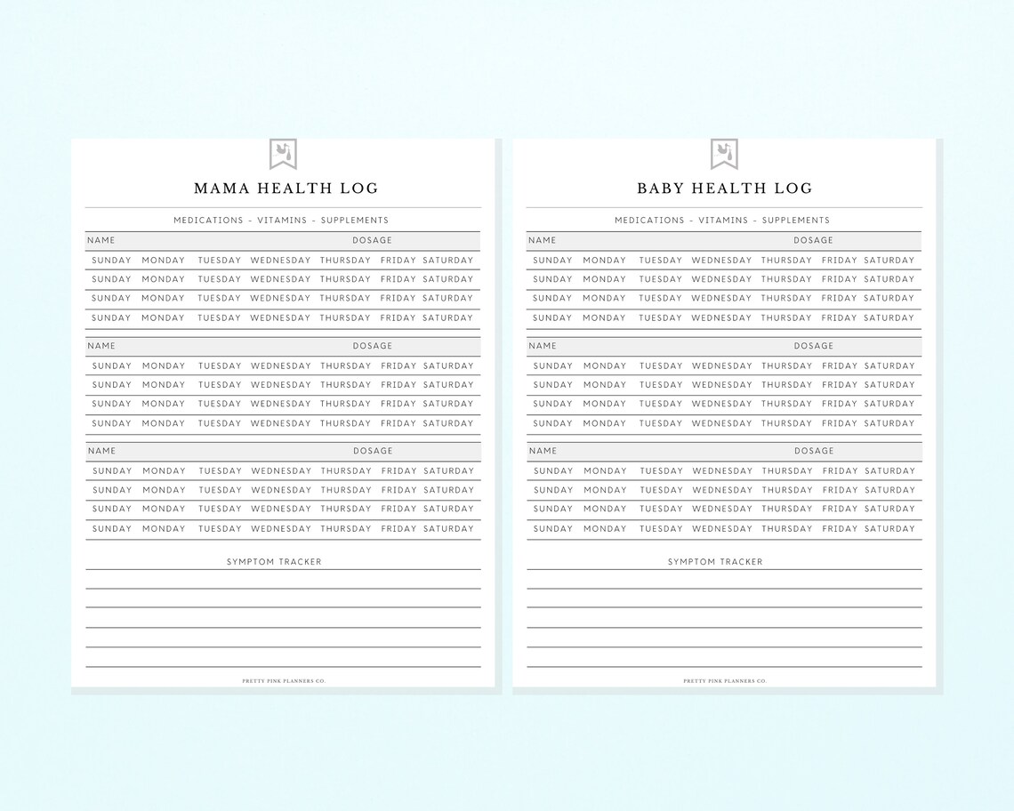 Newborn Planning Kit Baby Planner New Mom Planner Baby - Etsy