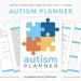 Autism Planner, Autism Planner Binder, Autism Planner Adult, Daily ...
