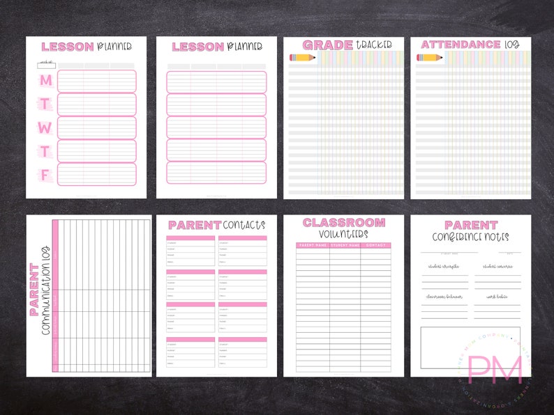 Teacher Planner 2022-2023 Lesson Planner Printable Academic | Etsy