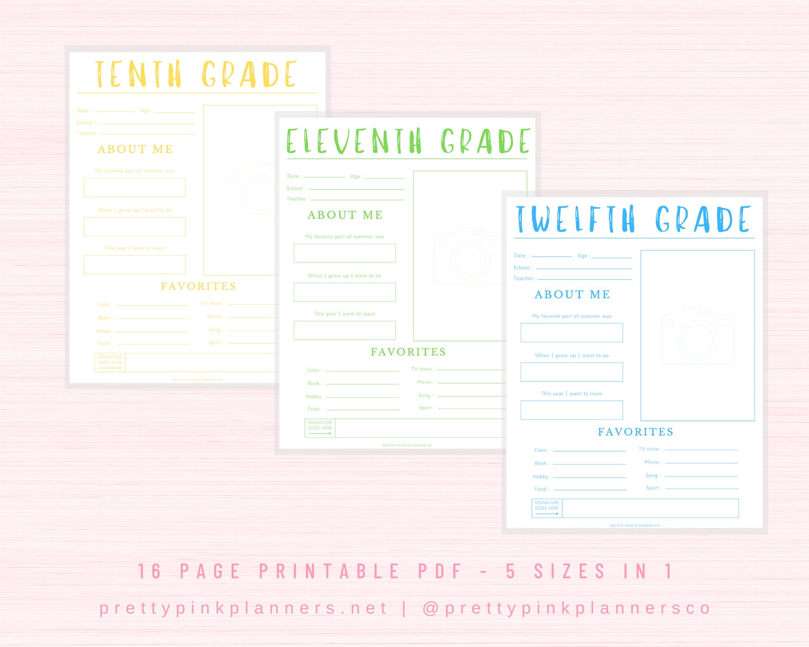 Kids Keepsake Journal, Printable Birthday Interview Questions for ...