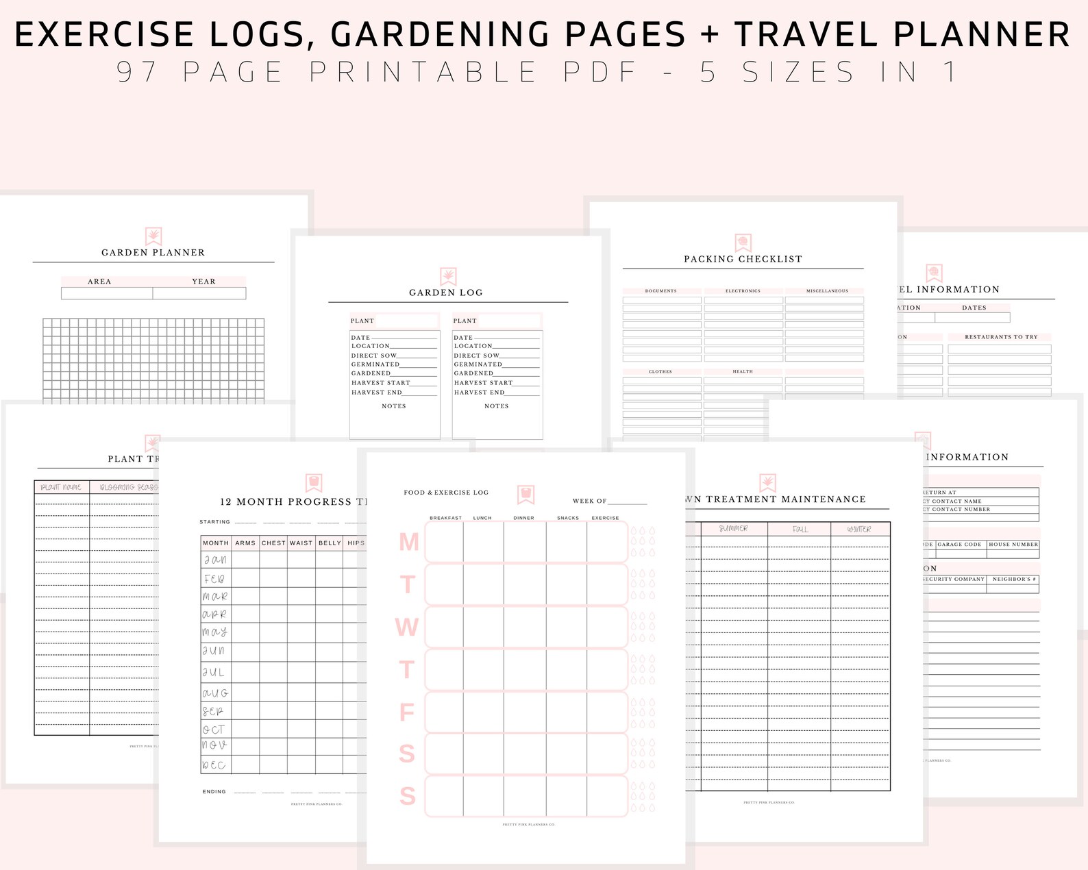 Household Binder Daily Planner Printable Planner Pages Mom - Etsy