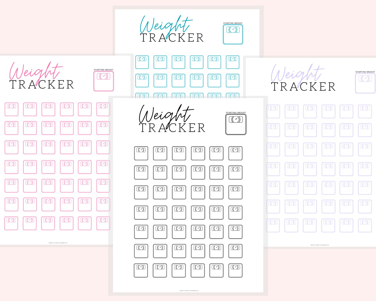 Printable Weight Loss Tracker Journal Digital Weight Loss - Etsy