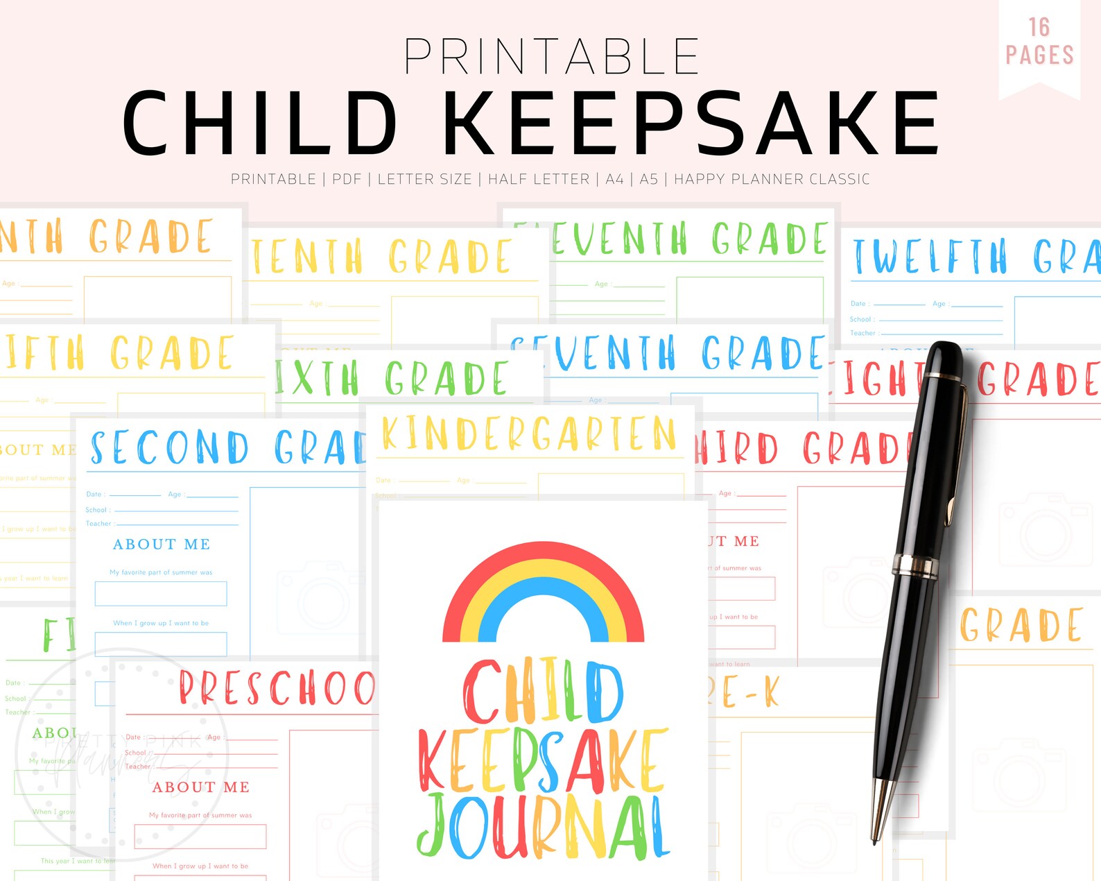 Kids Keepsake Journal Printable Birthday Interview Questions - Etsy