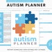 Autism Planner, Autism Planner Binder, Autism Planner Adult, Daily ...