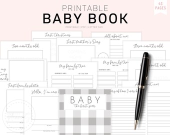 Printable Baby Book | Etsy