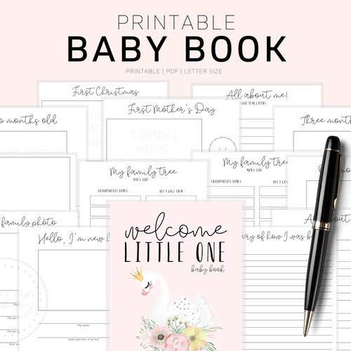 Printable Baby Book // INSTANT DOWNLOAD - Etsy