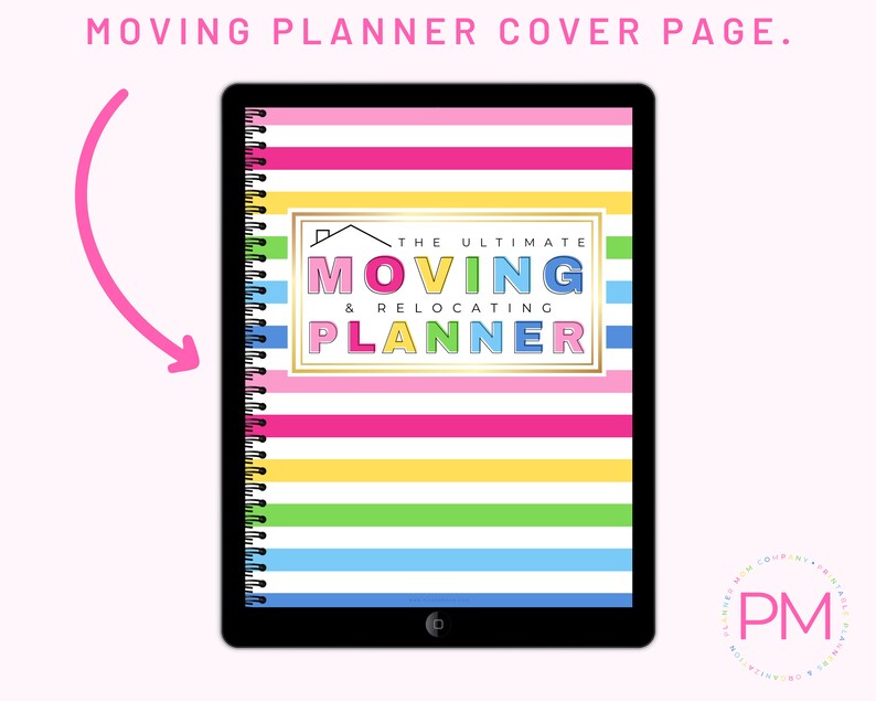 Digital Moving Planner, Moving Checklist, Moving Binder, Moving Labels ...