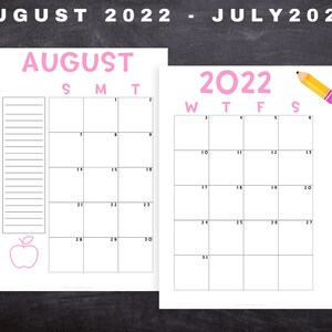 Teacher Planner 2022-2023 Lesson Planner Printable Academic | Etsy